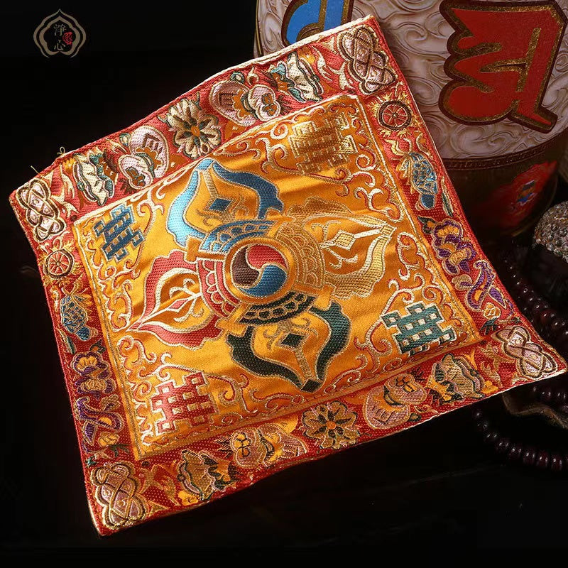 Brocade Tibetan Buddhist Traditional Altar Mat / Table Mat — PERSHA ...